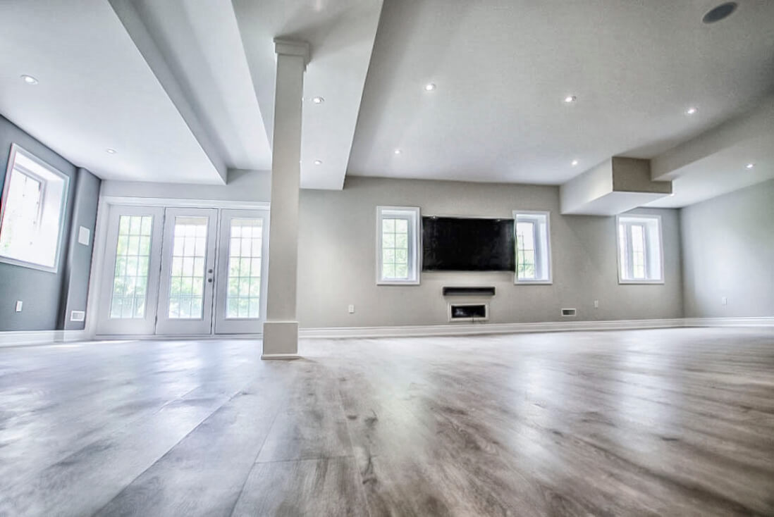 Beautiful Basement Living Spaces - Burloak Basements